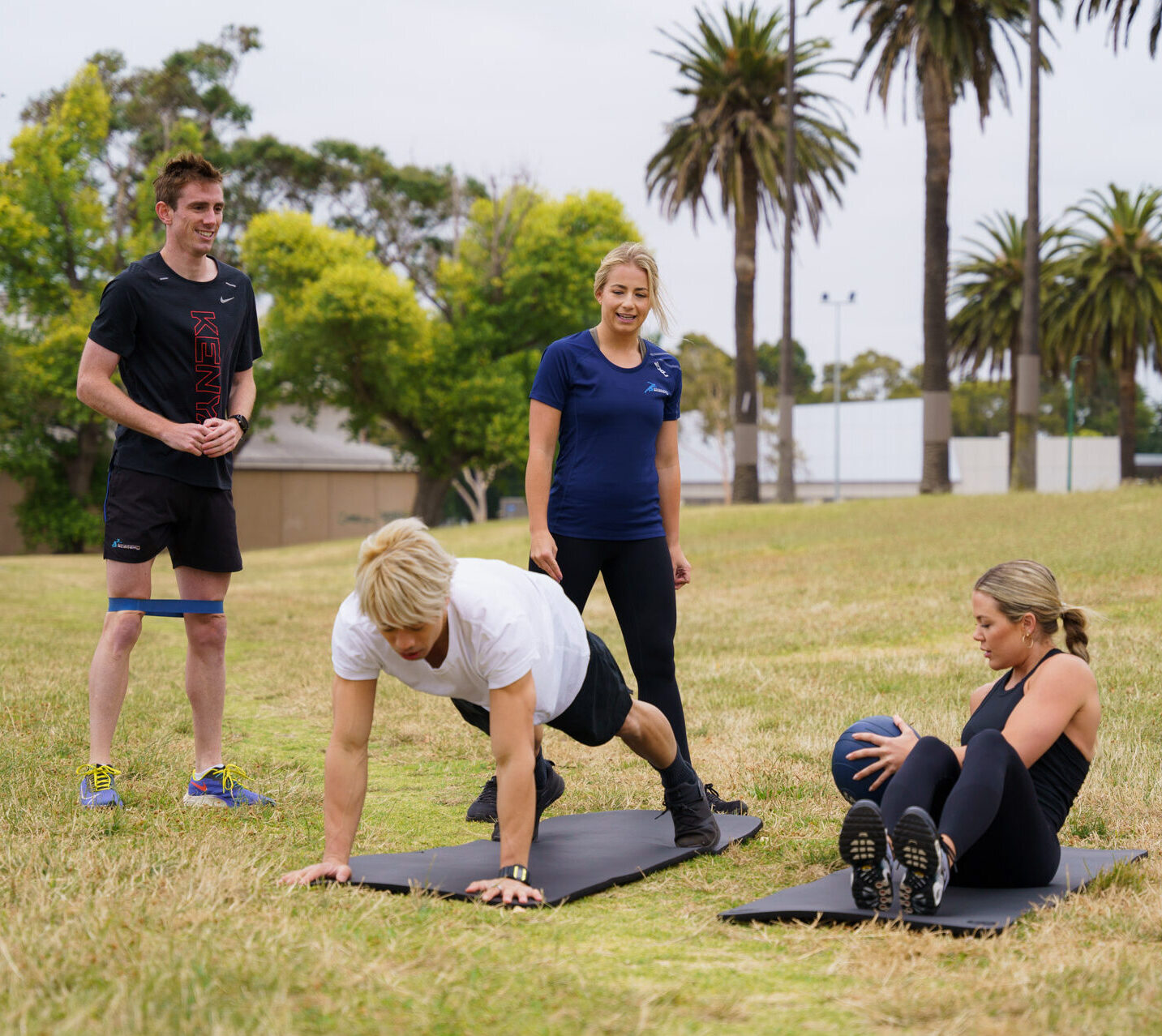 Training Clients at the Park | AFA